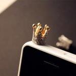 Diamond Crystal Crown Iphone 4s Cell Plug on Luulla
