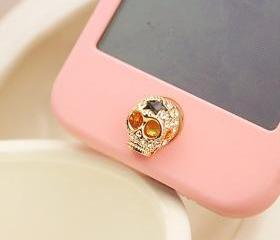 Skull Home Button Sticker For Iphone 4,4s,5 on Luulla